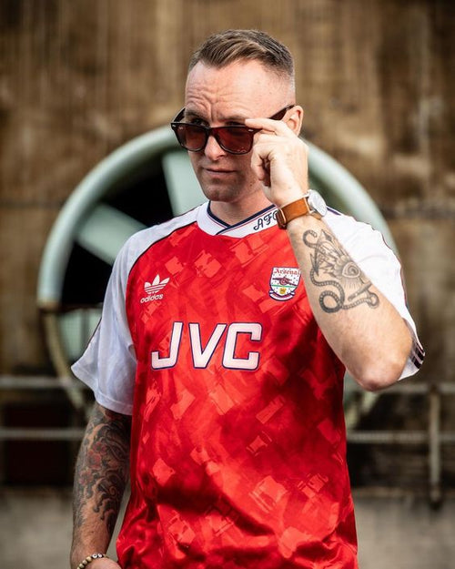 Retro Arsenal 1990-92 Home Shirt | Classic JVC Arsenal Jersey | vintag