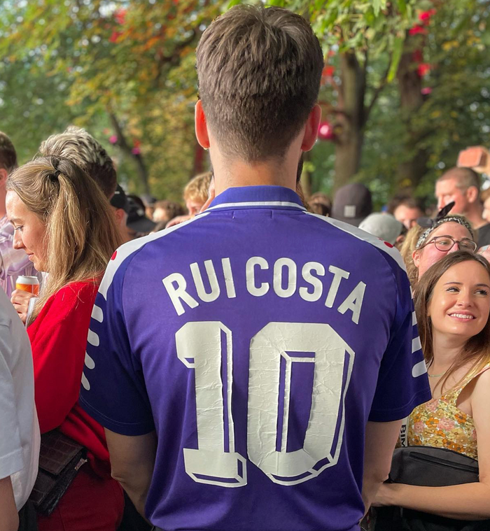 Fiorentina 1997-1998 retro nintendo home football jersey